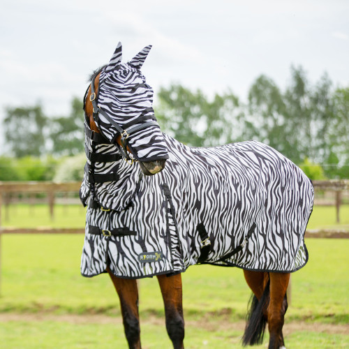 Hy Equestrian - StormX Original Zebra Print Fly Rug