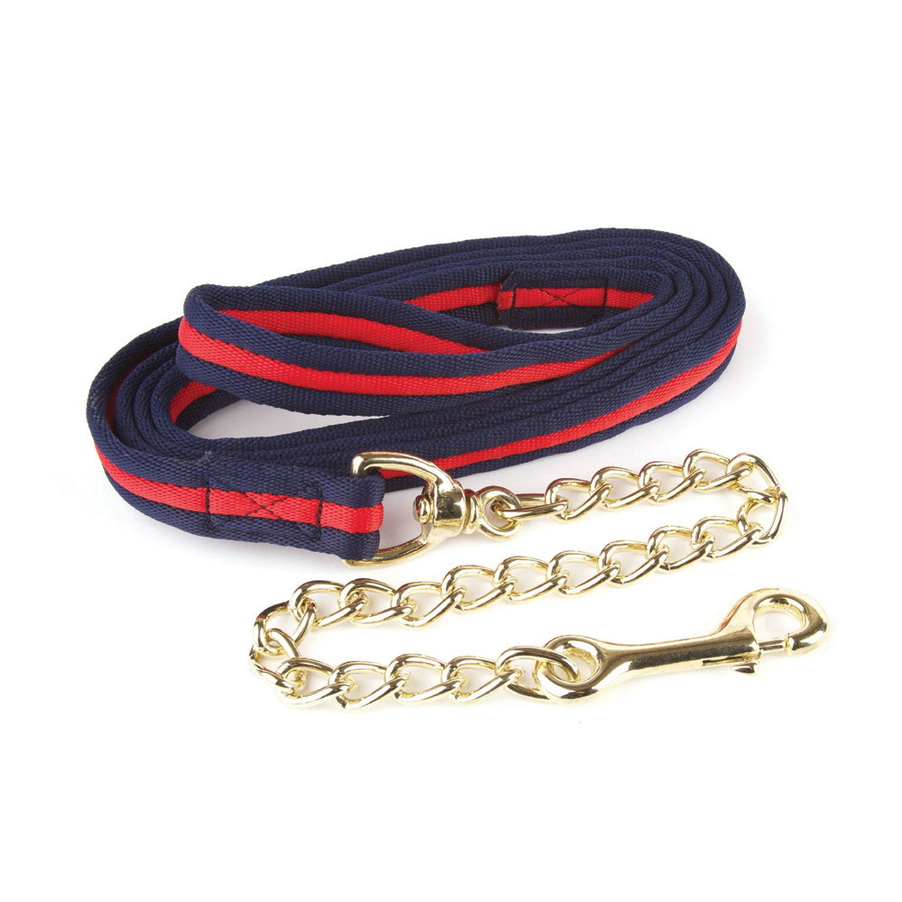 Hy Equestrian - Hy Equestrian Soft Webbing Lead Rein With Chain