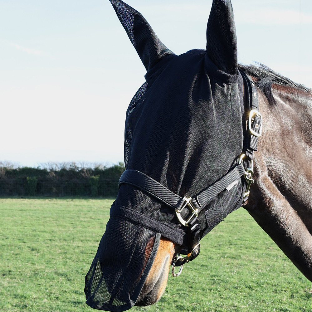 Hy Equestrian - Hy Equestrian Fly Mask with Sunshield & Ears