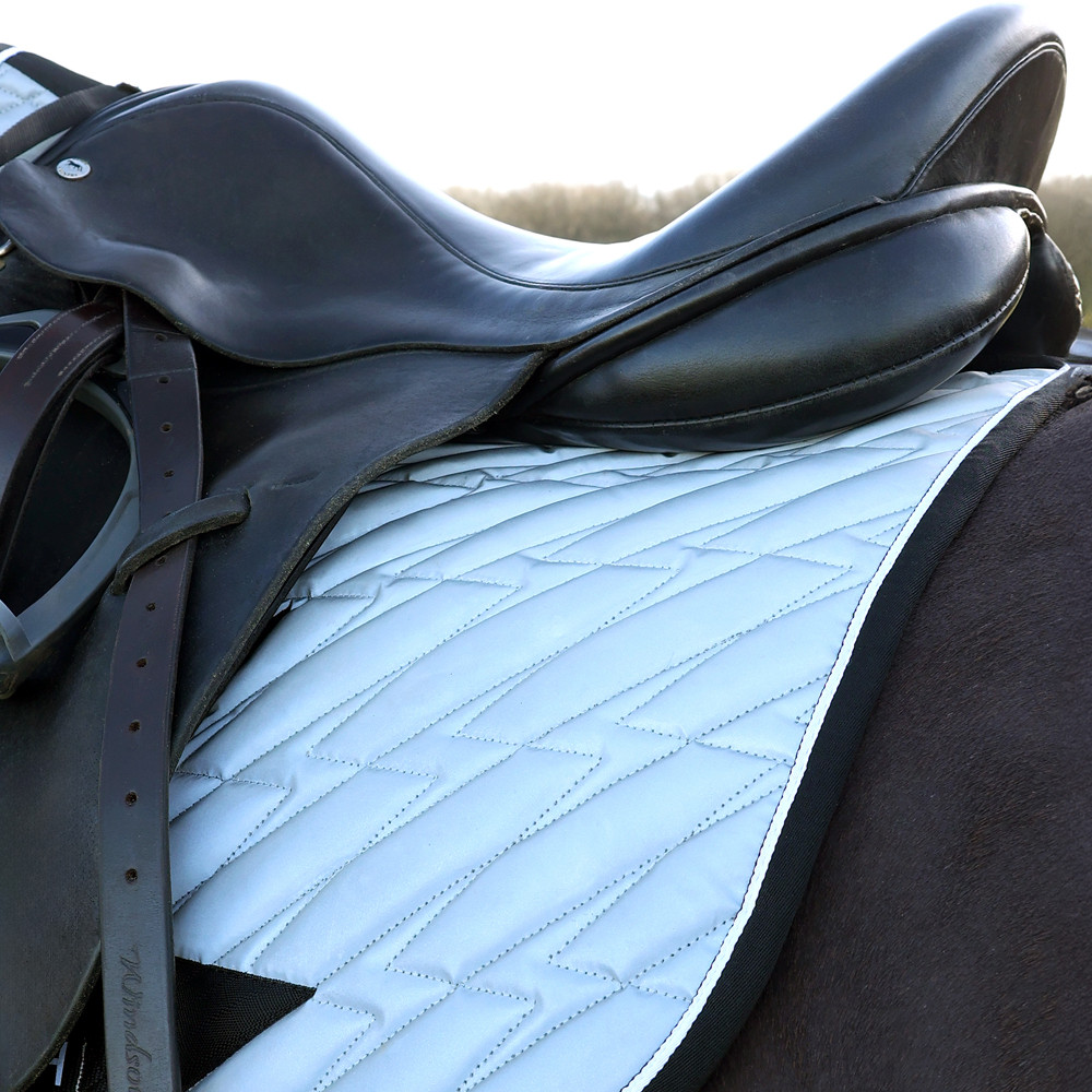Hy Equestrian - Silva Flash Reflective Saddle Pad by Hy Equestrian